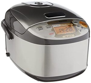 zojirushi np-gbc05xt induction heating system rice cooker and warmer, 0.54 l, stainless dark brown