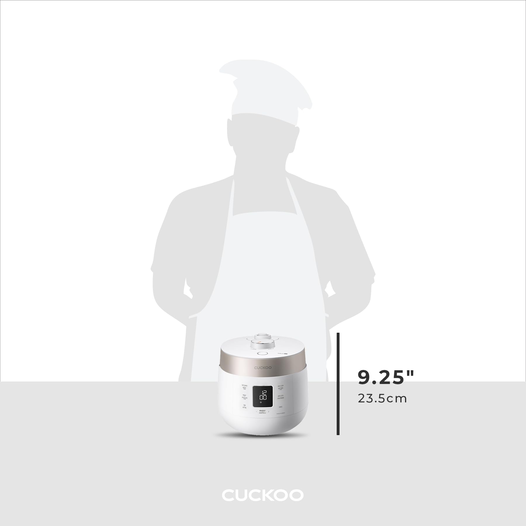 CUCKOO CRP-ST0609F | 6-Cup/1.5-Quart (Uncooked) Twin Pressure Rice Cooker & Warmer | 12 Menu Options: High/Non-Pressure Steam & More, Made in Korea | WHITE (6 CUP)