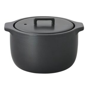 kinto - kakomi rice cooker ceramic (black)