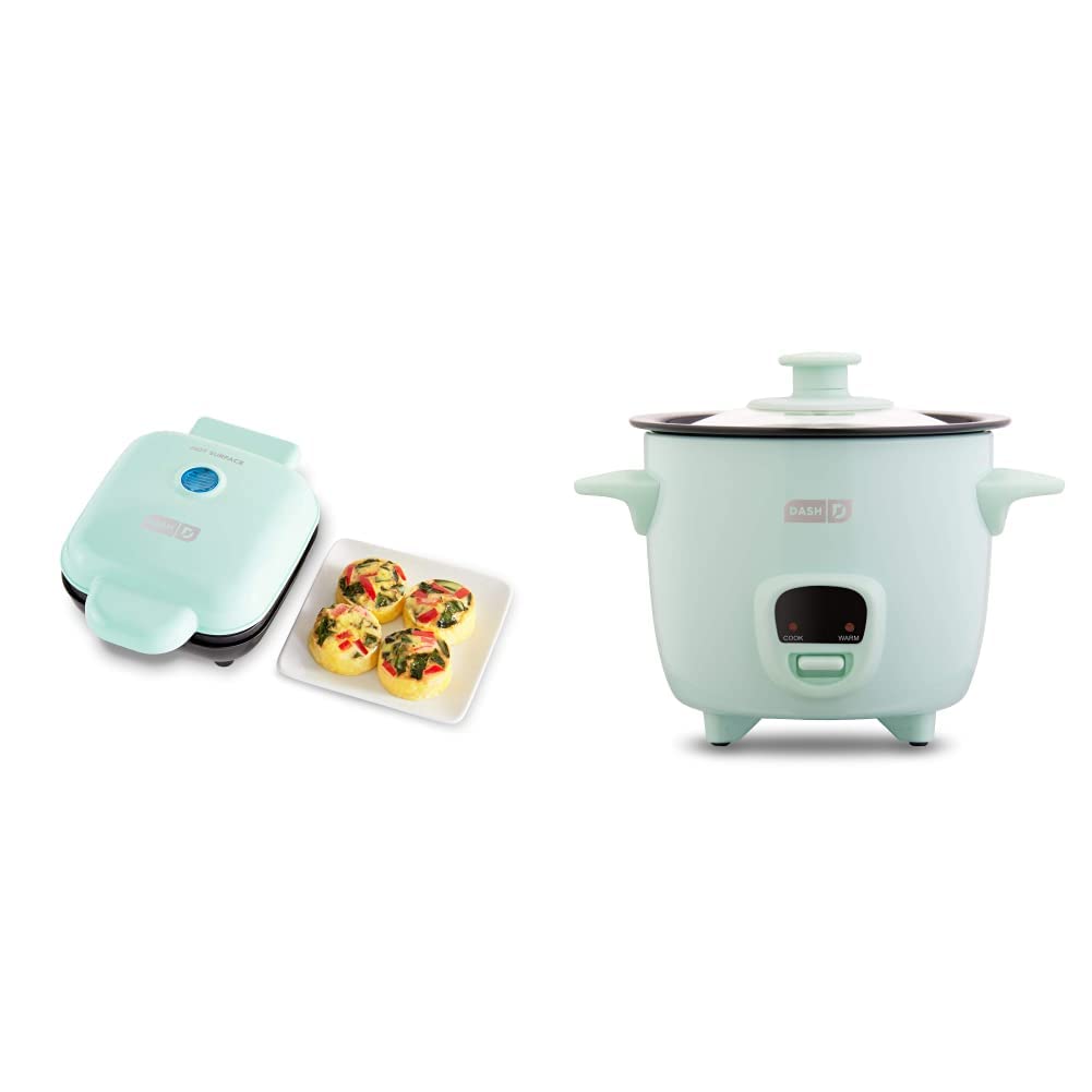 DASH Deluxe Sous Vide Egg Bite Maker with Mini Rice Cooker Steamer