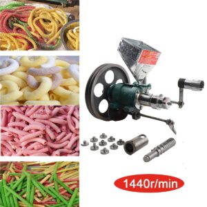 Puffed Food Extruder Rice Corn Puffing Extrusion Machine Multi Function Puff Snack Machine for Making Cornflakes, Hollow Sticks Made of Corn and Rice for Street Stall