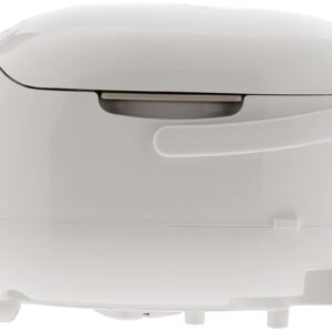 Zojirushi CD-LFC30 Panorama Window Micom Water Boiler and Warmer, 101 oz/3.0 L, White & NS-ZCC10 Neuro Fuzzy Rice Cooker, 5.5-Cup, White