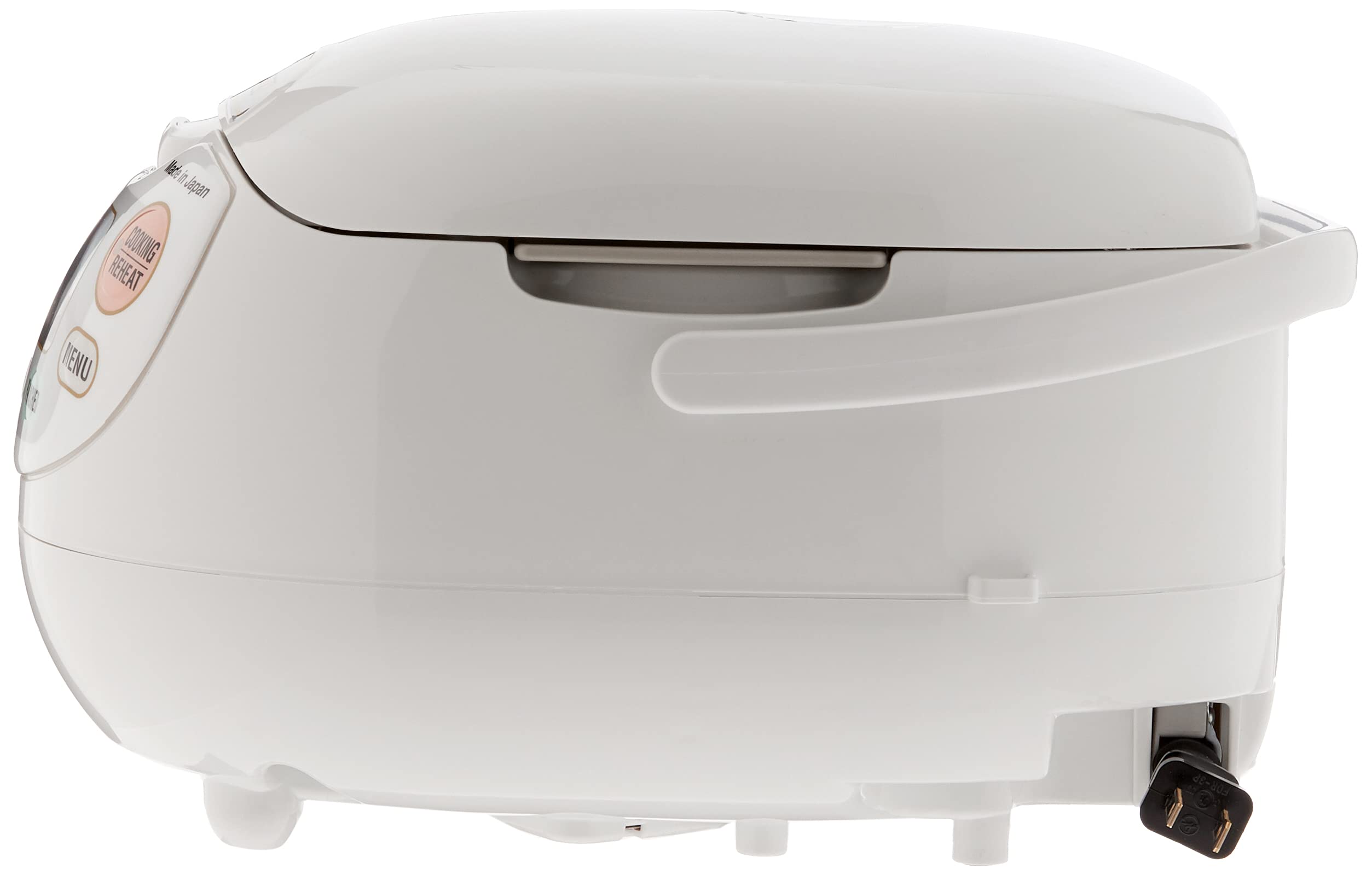 Zojirushi CD-LFC30 Panorama Window Micom Water Boiler and Warmer, 101 oz/3.0 L, White & NS-ZCC10 Neuro Fuzzy Rice Cooker, 5.5-Cup, White