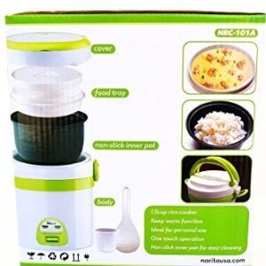 Travel Rice Cooker,Mini Rice Cooker By C&H Solutions