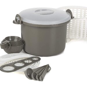 Progressive Rice & Pasta Cooker Set, 12 Cup Capacity