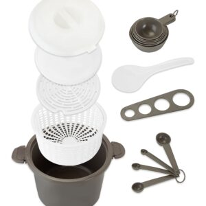 Progressive Rice & Pasta Cooker Set, 12 Cup Capacity