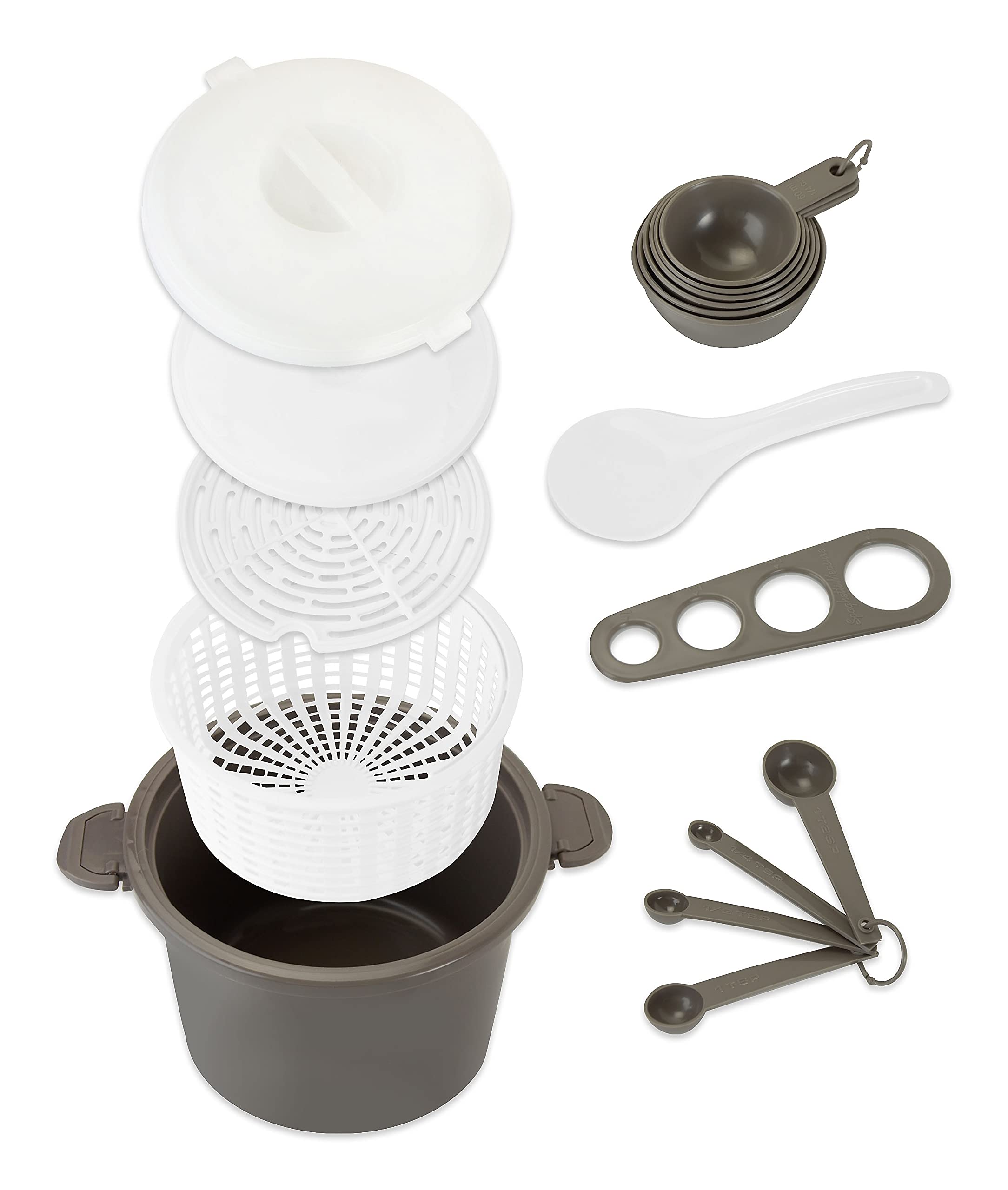 Progressive Rice & Pasta Cooker Set, 12 Cup Capacity