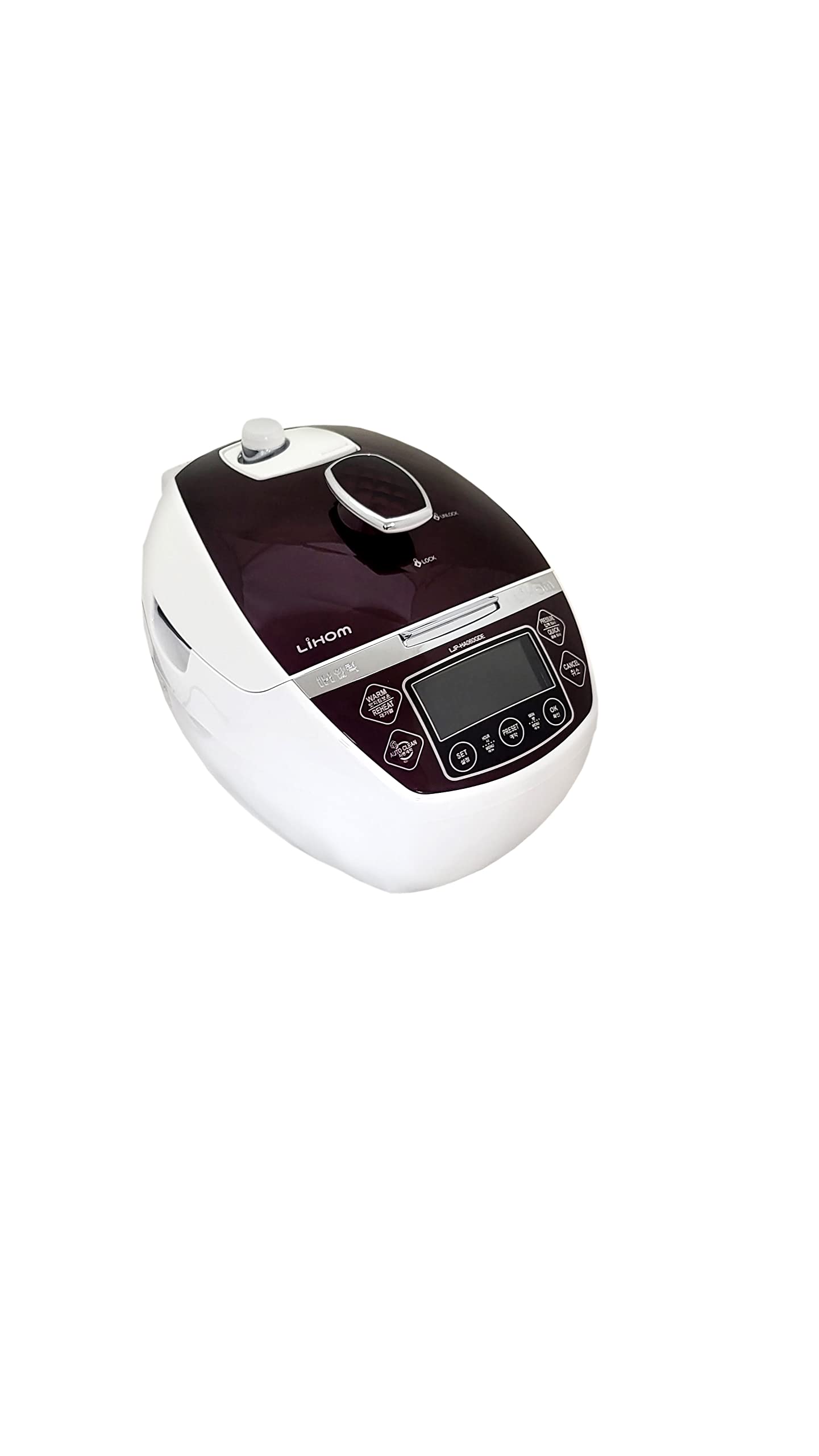 Lihom 6-cup IH Pressue Rice Cooker [LJP-HA060GDE] Jewelry Series - MADE IN KOREA