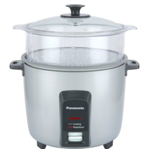 Panasonic 12 Cup (Uncooked) Automatic Rice Cooker/Steamer, Silver