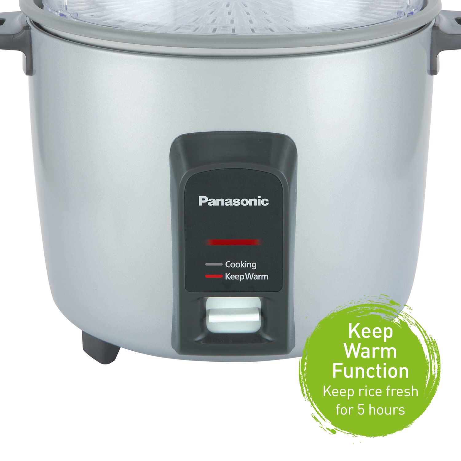 Panasonic 12 Cup (Uncooked) Automatic Rice Cooker/Steamer, Silver