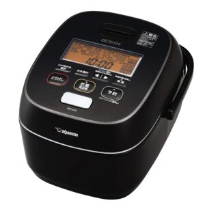 zojirushi pressure ih rice cooker (5.5 cups) black zojirushi extreme cooking nw-ju10-ba