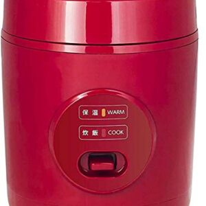 Yamazen Rice Cooker 0.5 to 1.5 cup Small Mini Rice Cooker Red YJE-M150 (red)