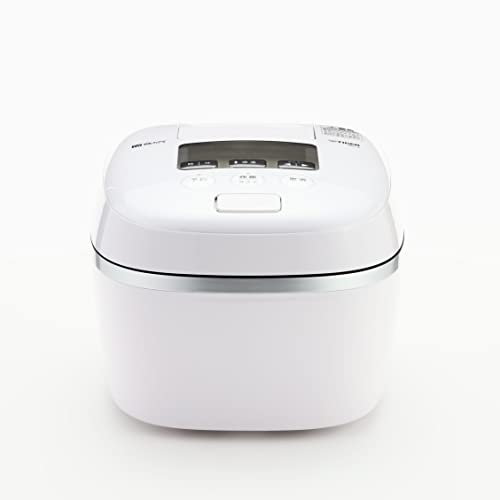 Tiger JPC-G100 WA Pressure IH rice cooker (Simmered 5.5 ml) Airy White 360 ° design variable W pressure IH Japan Domestic