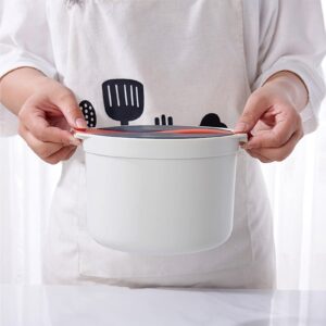 Kitchen Cookware, Rice Cooker Kitchen Supplies 2-Layer for Microwave Oven