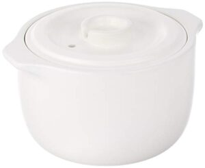 kinto - kakomi rice cooker ceramic (white)