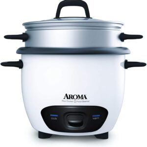 6-Cup Pot Style Rice Cooker and Food Steamer (Renewed)