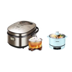 joydeem induction heating system rice cooker 8 cup & joydeem smart automatic lift electric hot pot 4l