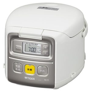 tiger microcomputer rice cooker 3go (450g) cooked mini rice cooker jai-r551-w (white)