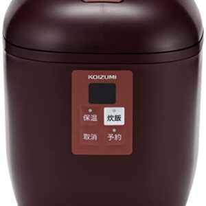 KOIZUMI Microcomputer Rice Cooker"Rice Cooker Mini" KSC-1512/T (Brown)【Japan Domestic genuine products】【Ships from JAPAN】