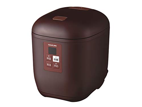 KOIZUMI Microcomputer Rice Cooker"Rice Cooker Mini" KSC-1512/T (Brown)【Japan Domestic genuine products】【Ships from JAPAN】