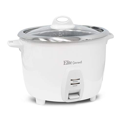 10-cup Rice Cooker With Stainless Steel Pot Silver White Ready Indicator Light