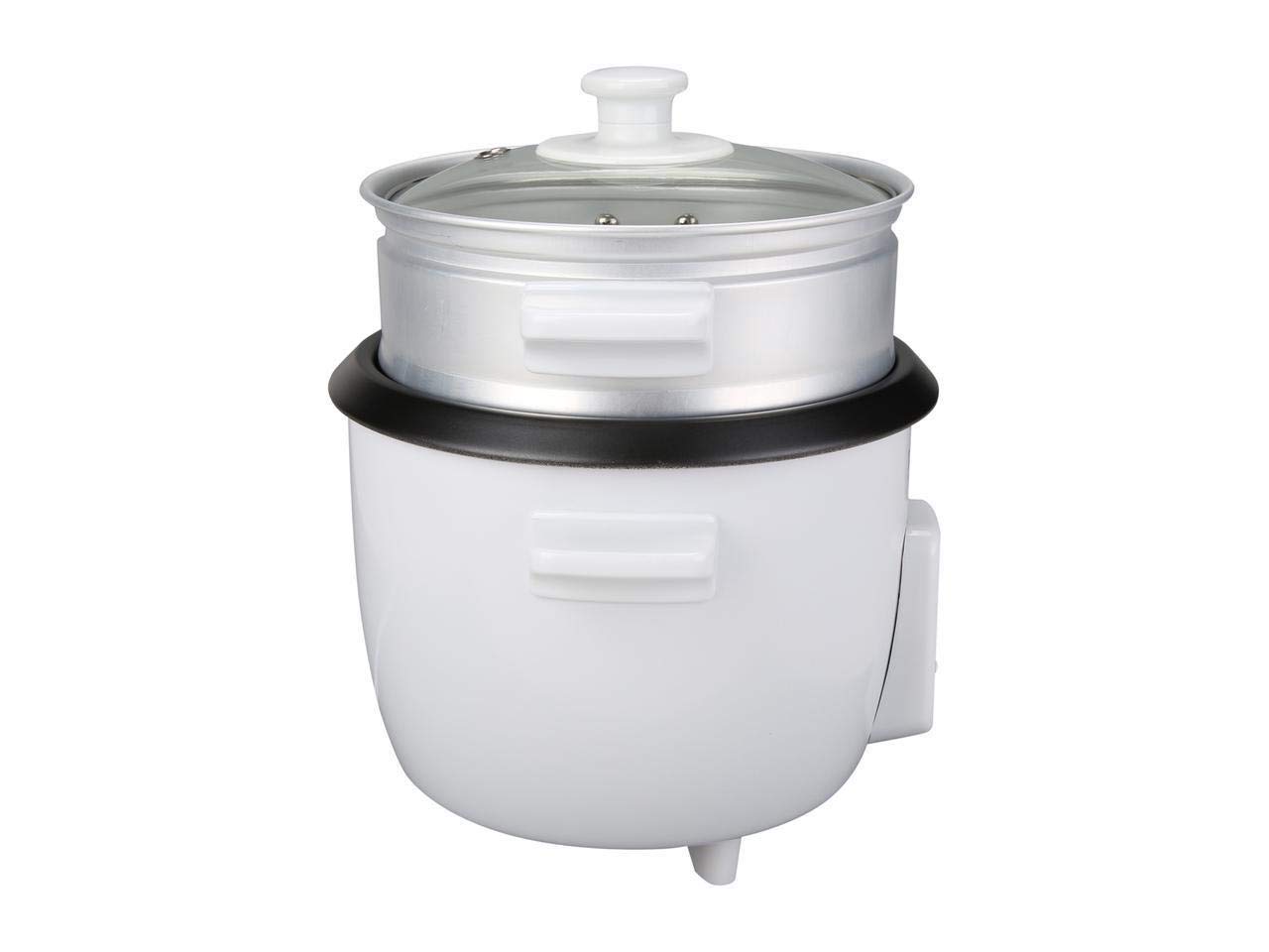 Tayama Rice Cooker with Steam Tray 3 Cup, White (RC-03R)