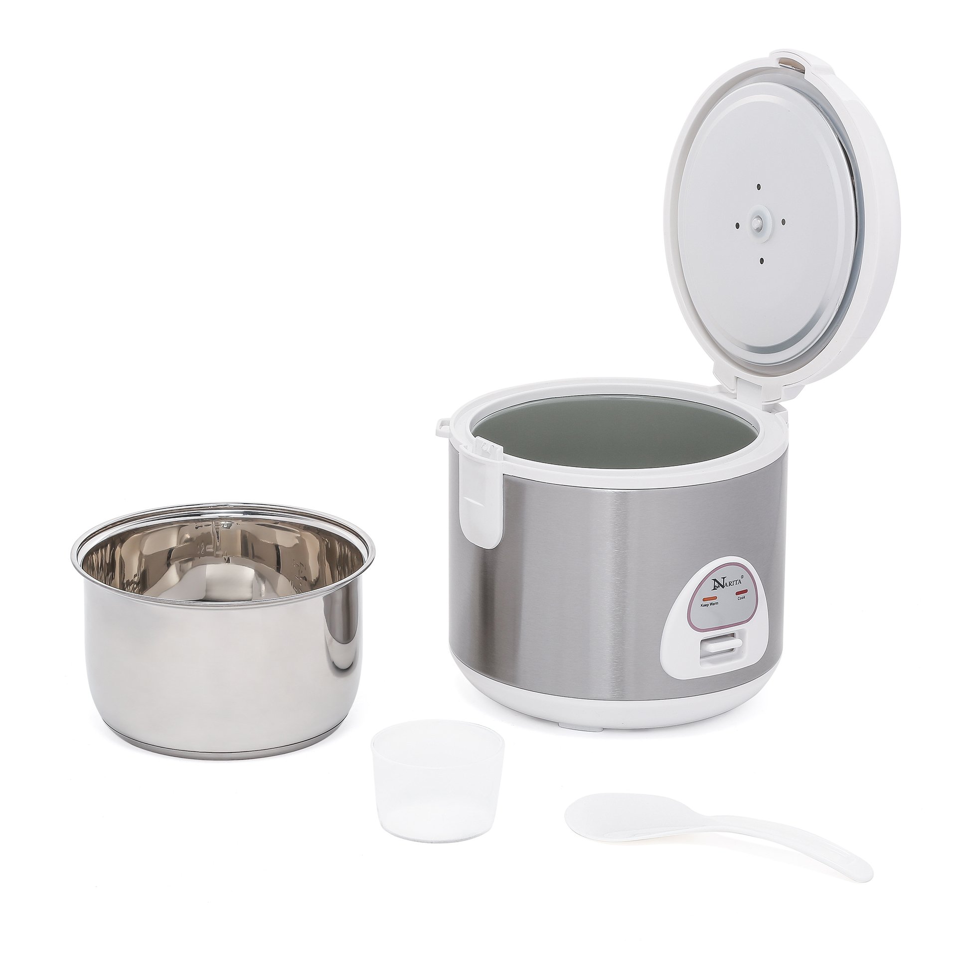 Narita 6-Cup (12 Cup Cooked) Rice Cooker/Stainless