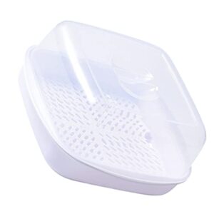 rice container microwave heating microwave cooker with lid for steaming bread bun dumpling fish dumpling