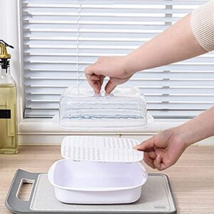 Rice Container Microwave Heating Microwave Cooker with Lid for Steaming Bread Bun Dumpling Fish Dumpling