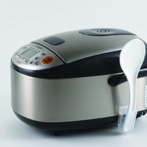 Zojirushi EP-PFC20HA Electric Skillet and Zojirushi NS-LGC05XB Micom Rice Cooker & Warmer Bundle