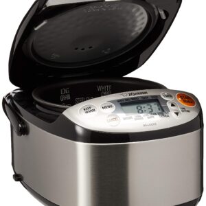 Zojirushi EP-PFC20HA Electric Skillet and Zojirushi NS-LGC05XB Micom Rice Cooker & Warmer Bundle