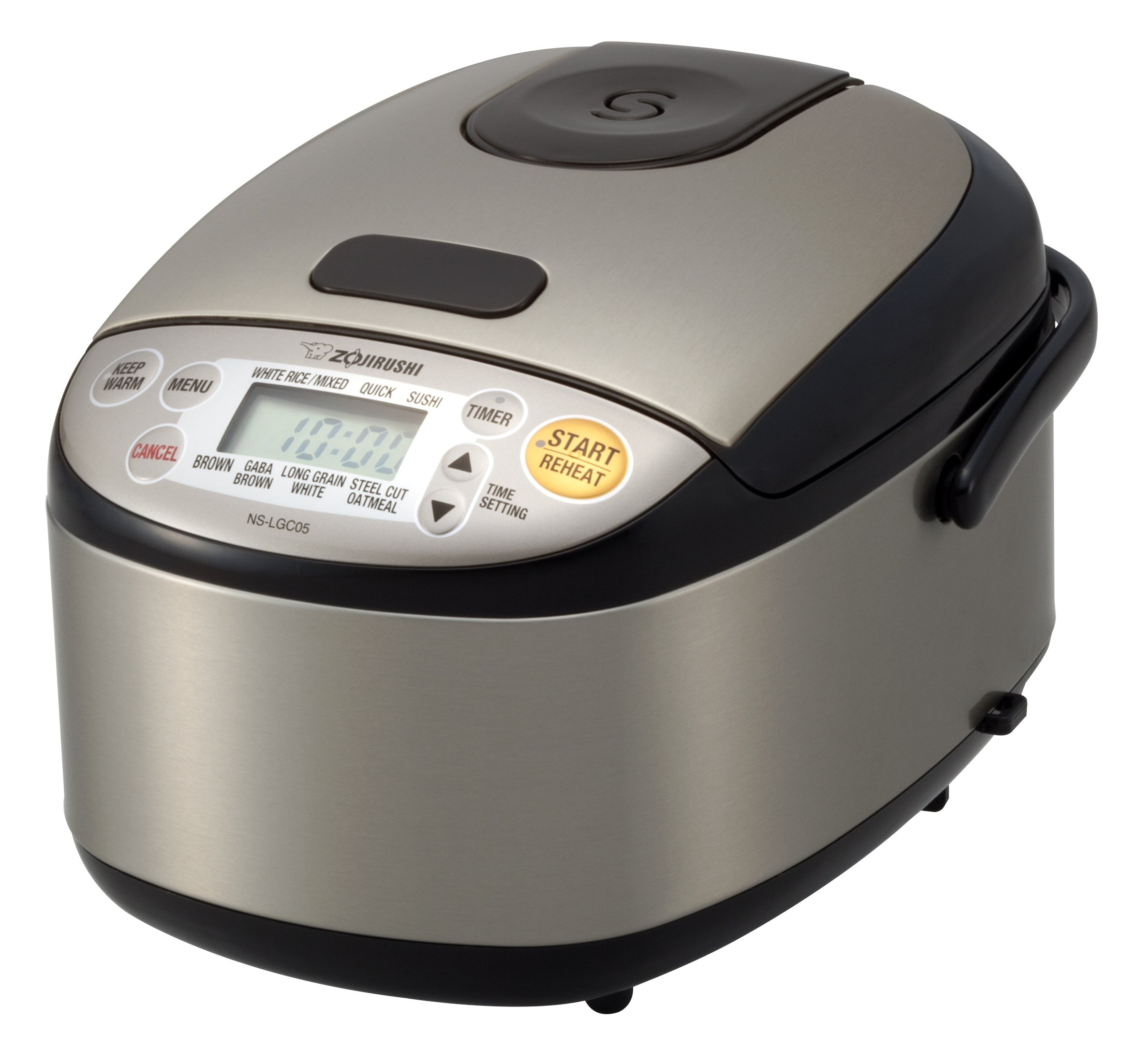 Zojirushi EP-PFC20HA Electric Skillet and Zojirushi NS-LGC05XB Micom Rice Cooker & Warmer Bundle