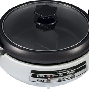 Zojirushi EP-PFC20HA Electric Skillet and Zojirushi NS-LGC05XB Micom Rice Cooker & Warmer Bundle