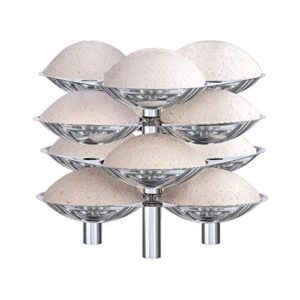 ssid5 stainless steel idli stand, 12, silver