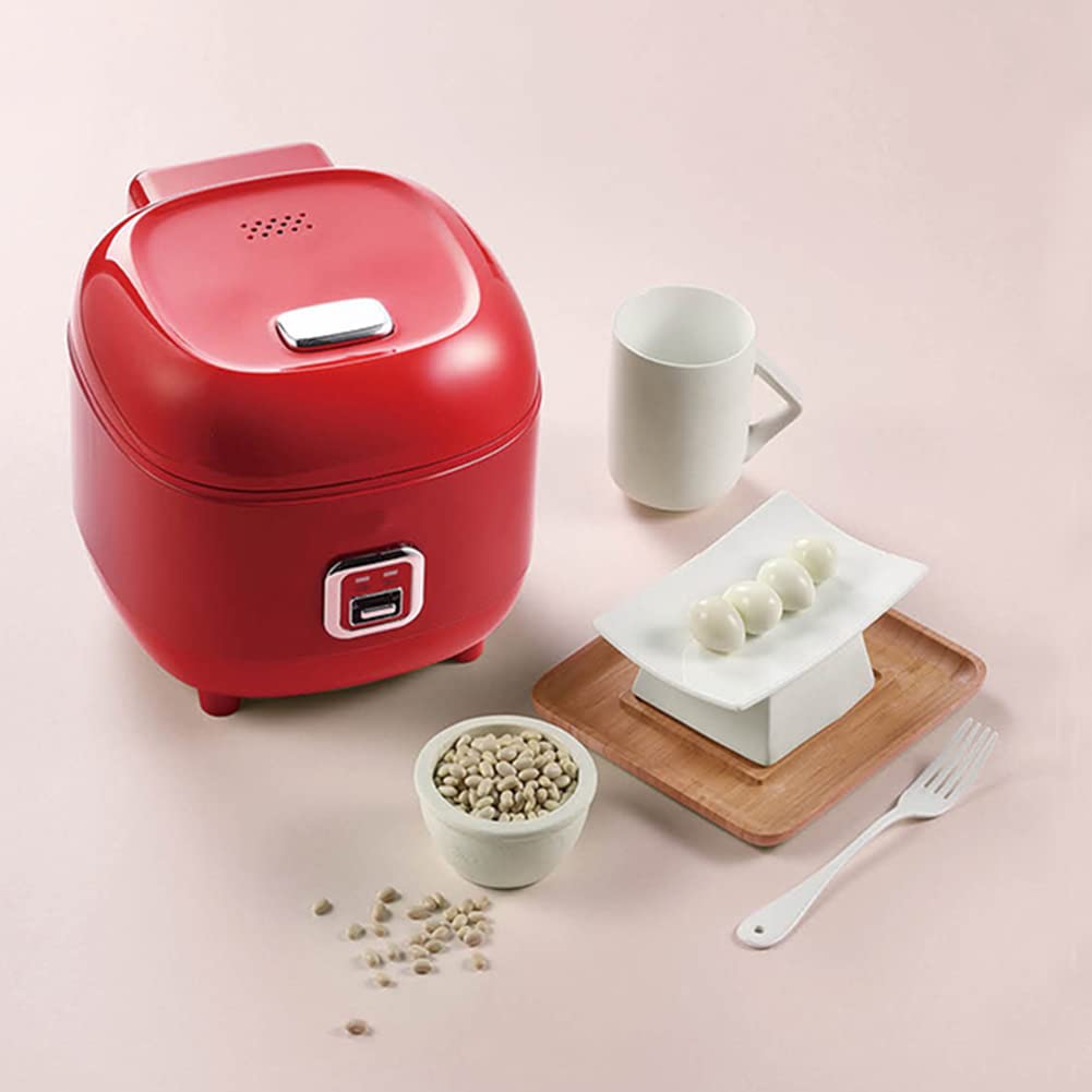 Rice Cooker For 3 People CUPS Steamer (Red)