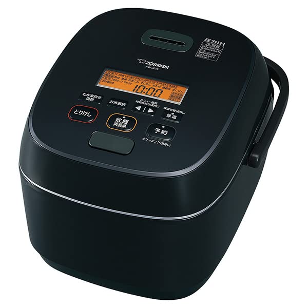 Zojirushi NW-JE10 / 18 Pressure IH Rice Cooker Extreme Cooking 1L / 1.8L Black 100V Only Japanese Only Shipped from Japan (1.8L (NW-JE18))