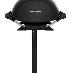 George Foreman GIO2000BK Indoor/Outdoor Electric Grill, 15-Serving, black