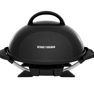 George Foreman GIO2000BK Indoor/Outdoor Electric Grill, 15-Serving, black