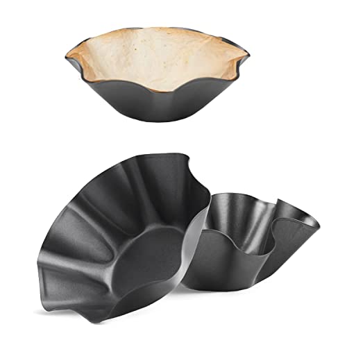 RUVINCE Tortilla Maker Large-Nonstick Taco Shell Maker Salad Bowl Perfect Tortilla Pan (Carbon steel, 8.75")