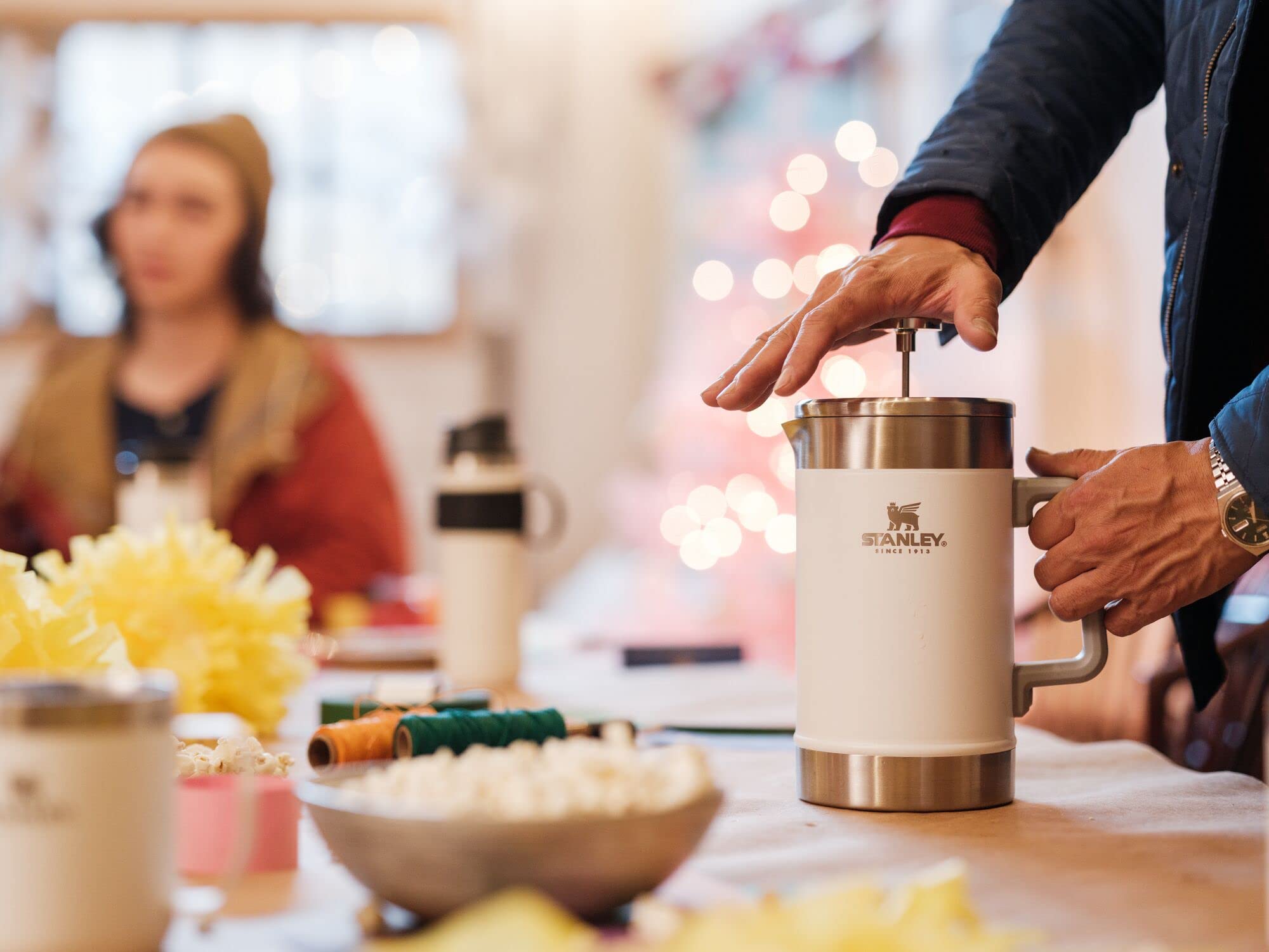 Stanley 48OZ Classic VAC French Press Polar”