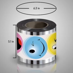 WantJoin Cup Sealing Film Tea Cup Sealing Film Boba Cup Sealer Film 90-105 mm 3000 Cups for PP Plastic and Paper Cups