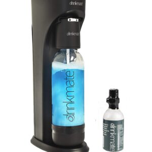 Drinkmate OmniFizz Sparkling Water Maker + 2 Carbonation Bottles (1L)