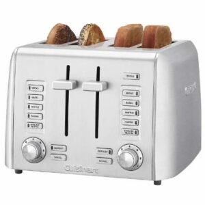 Cuisinart RBT-1350PCFR 4 Slice Metal Toaster (Renewed)