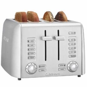 Cuisinart RBT-1350PCFR 4 Slice Metal Toaster (Renewed)