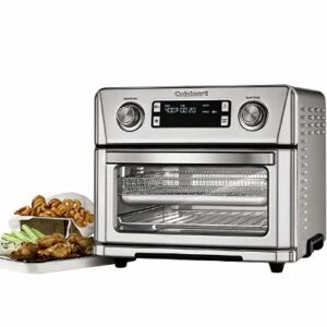 Cuisinart CTOA-130PC2 Digital Model Airfryer Toaster Oven, 0.6 cu ft, Silver