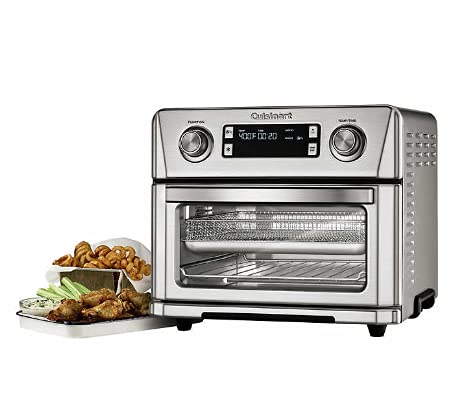 Cuisinart CTOA-130PC2 Digital Model Airfryer Toaster Oven, 0.6 cu ft, Silver