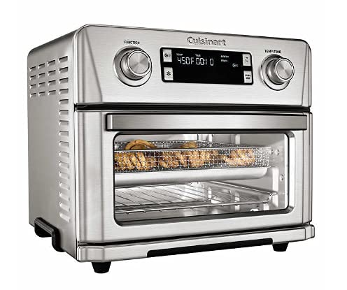 Cuisinart CTOA-130PC2 Digital Model Airfryer Toaster Oven, 0.6 cu ft, Silver