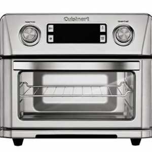 Cuisinart CTOA-130PC2 Digital Model Airfryer Toaster Oven, 0.6 cu ft, Silver