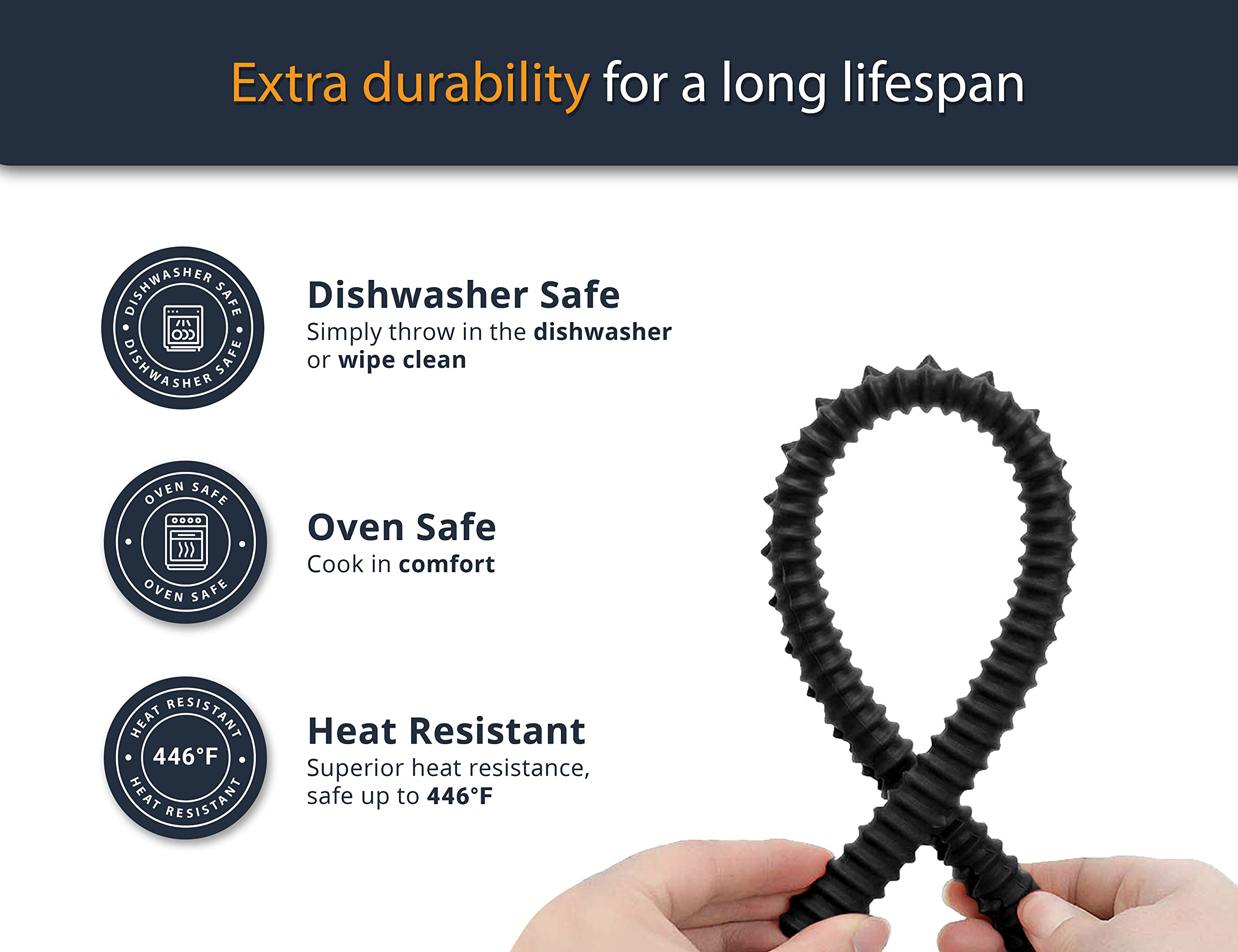 Oven Liners with Oven Rack Shields Bundle - Keep Your Oven Clean and Your Hands Safe from Burns with Non-Stick Heat Resistance Silicone Protectors