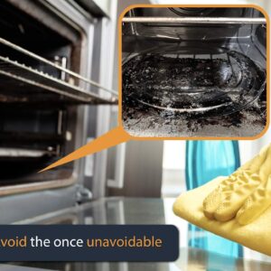 Oven Liners with Oven Rack Shields Bundle - Keep Your Oven Clean and Your Hands Safe from Burns with Non-Stick Heat Resistance Silicone Protectors